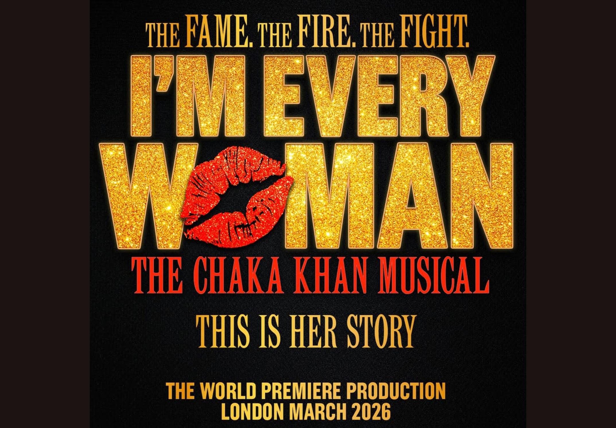 Chaka Bio Musical I'm Every Woman Sets 2026 London Premiere - Chaka Khan