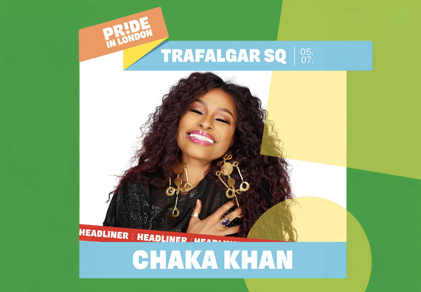 Chaka headlines Pride in London 2025 - Chaka Khan